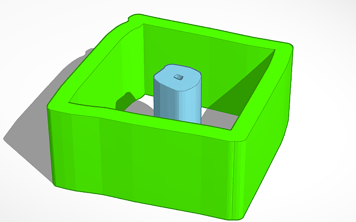 3D design A Geometry Dash Cube Made Out Of Scribbles - Tinkercad