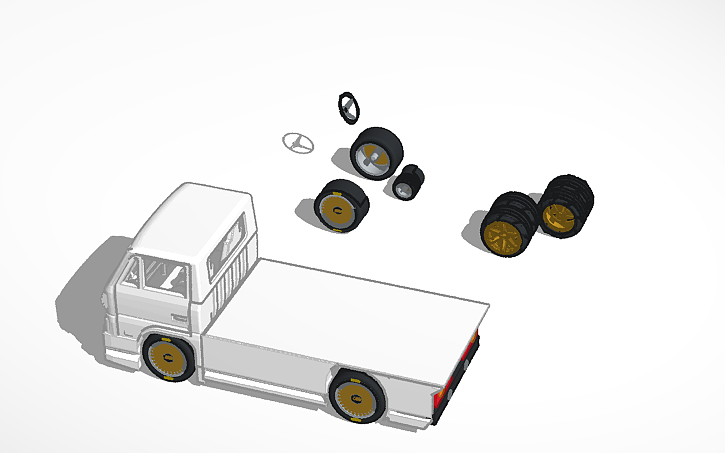 3D design Toyota dyna truck stance | Tinkercad