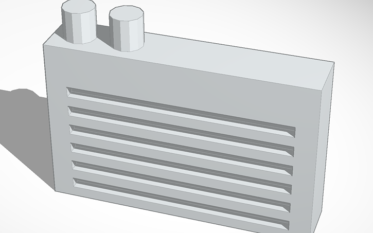 3D design RC intercooler | Tinkercad