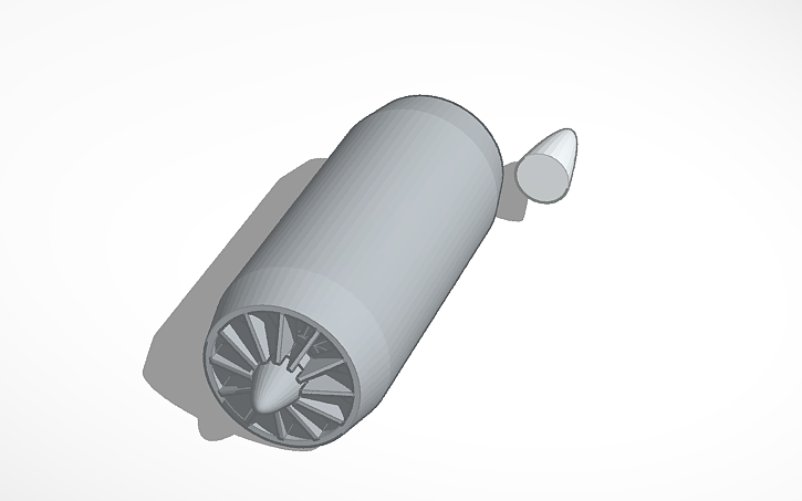 3D design Jet engine | Tinkercad