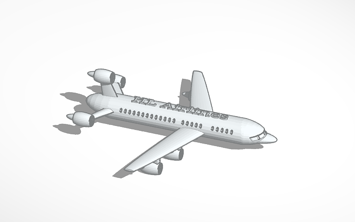 3D design Aeroplane - Tinkercad