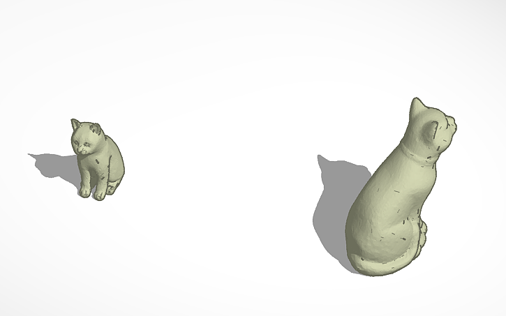 3D design cat | Tinkercad