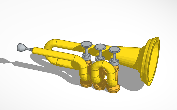 3D design Trumpet | Tinkercad