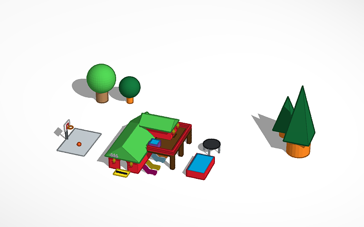 3D design SS House - Tinkercad