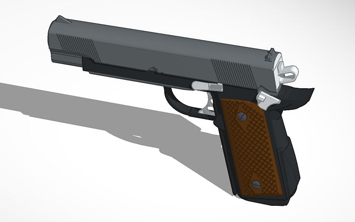 3D design Gun - Tinkercad
