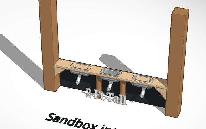 3D design Sandbox Sink/Countertop | Tinkercad