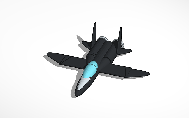 3D design Fighter Jet | Tinkercad