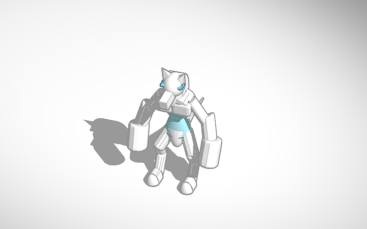 3D design Mecha wolf - Tinkercad