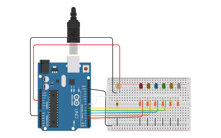 Circuit design lab8 | Tinkercad