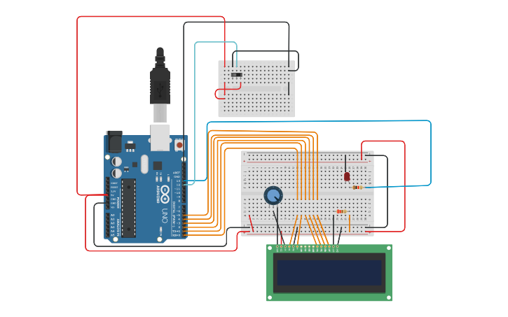 Circuit Design Blinking Led Tinkercad
