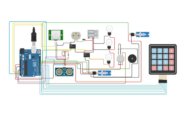 Circuit Design Smart Home Tinkercad