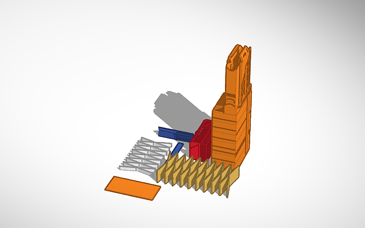 3D design Nerf double stack magazine - Tinkercad