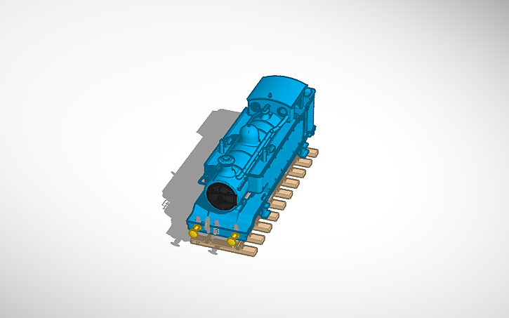 3D design steam train - Tinkercad