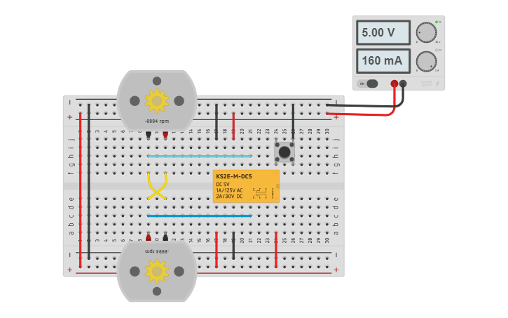 Circuit Design 2 Motores Prueba Tinkercad