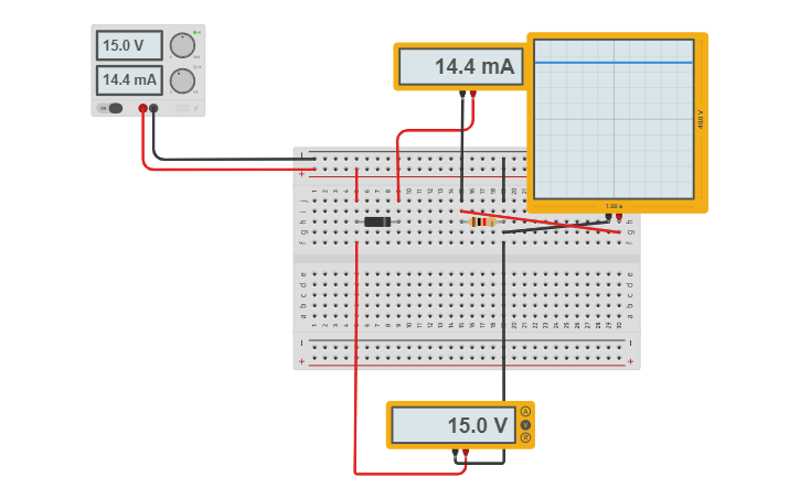 Circuit design Forward Bias Oscilloscope 2CC Satria Khoirunsyah - Tinkercad