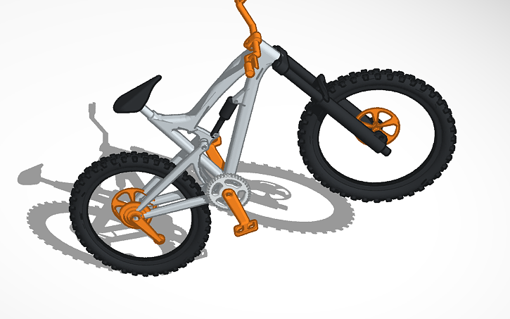 3D design Santa Cruz Nomad, Mountain Bike - Tinkercad