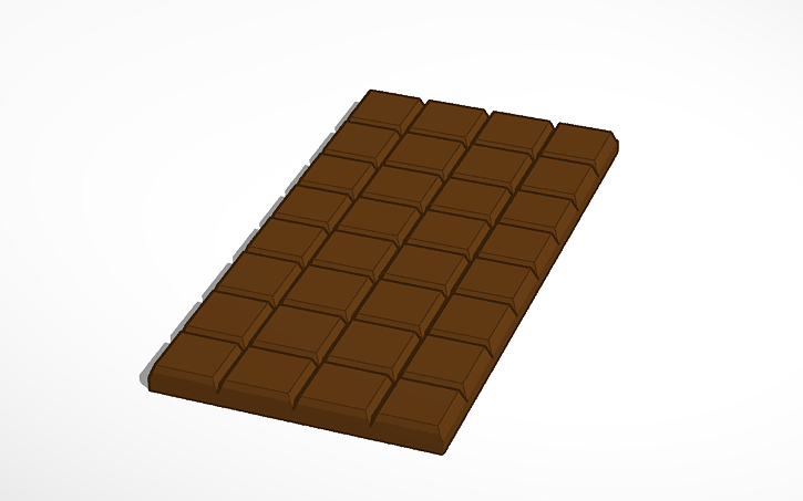 3D design Chocolate - Tinkercad
