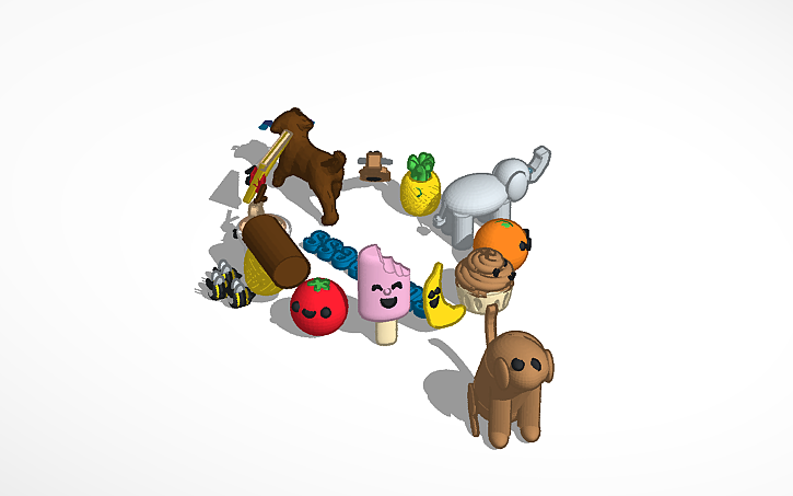3D design the cute collection | Tinkercad