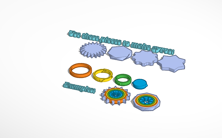 3D design Math Gyro Maker - Tinkercad