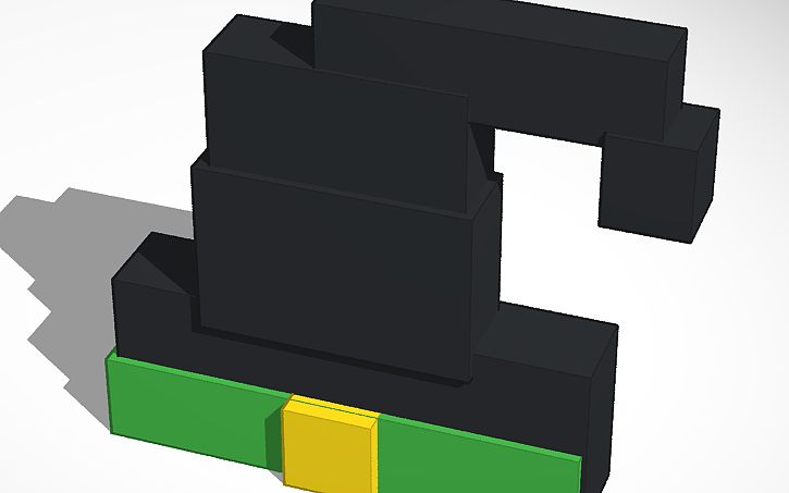 3D design Minecraft witch hat | Tinkercad