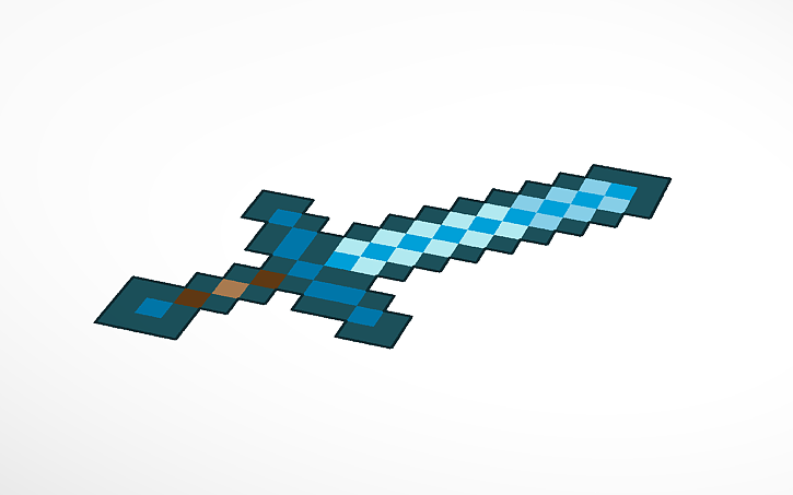 3D design Diamond Sword | Tinkercad