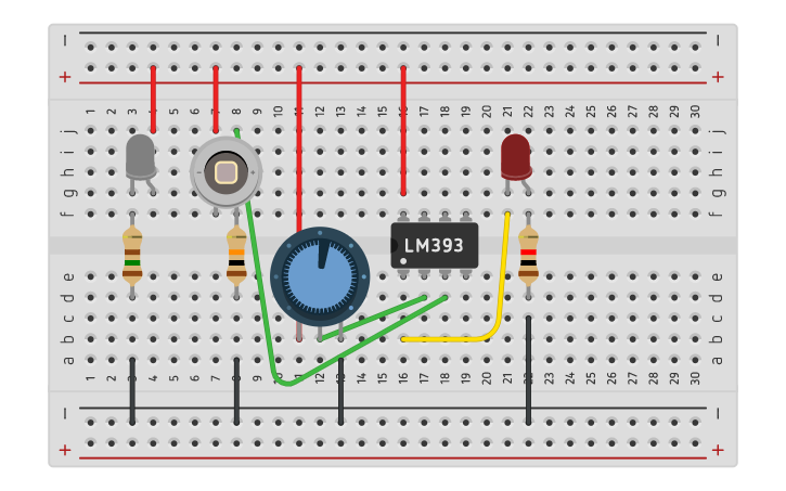 Circuit Design Sensor Ir Tinkercad