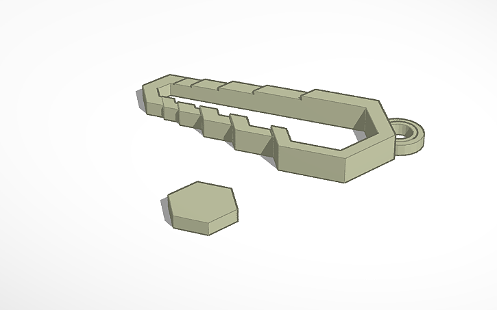 3D design Saw Shaped Wrench- Yeng Chee Moua - Tinkercad