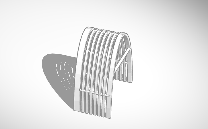 3D design Bike Cage - Tinkercad