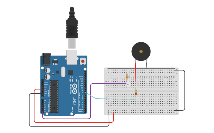 Circuit design #3 lab 5 sensores - Tinkercad