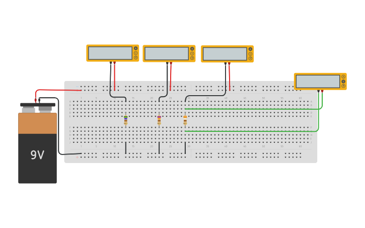 Circuit design circuito en paralelo - Tinkercad