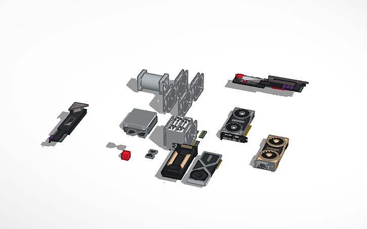 3D design pc builder kit - Tinkercad