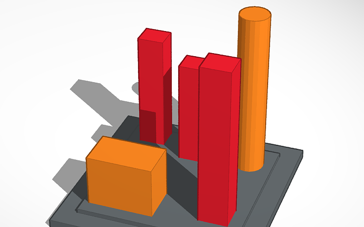 3D design Copy of City Block Template - Printable | Tinkercad