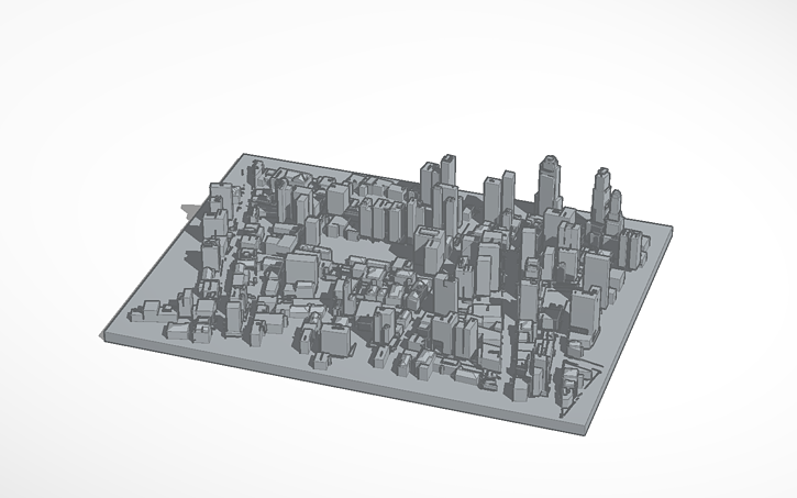 3D design Awesome City - Tinkercad