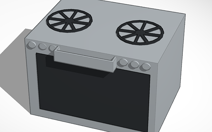 3D design Oven - Tinkercad