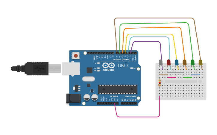 Circuit design programación por bloques | Tinkercad