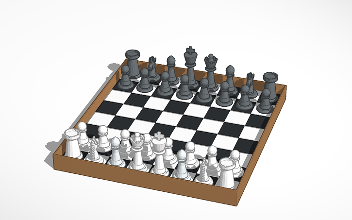 3D design Chess - Tinkercad