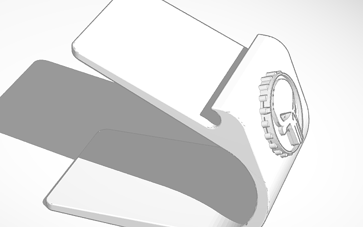 3D design PS5 Controller Holder (Punisher) - Tinkercad