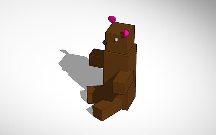 3D design bear | Tinkercad