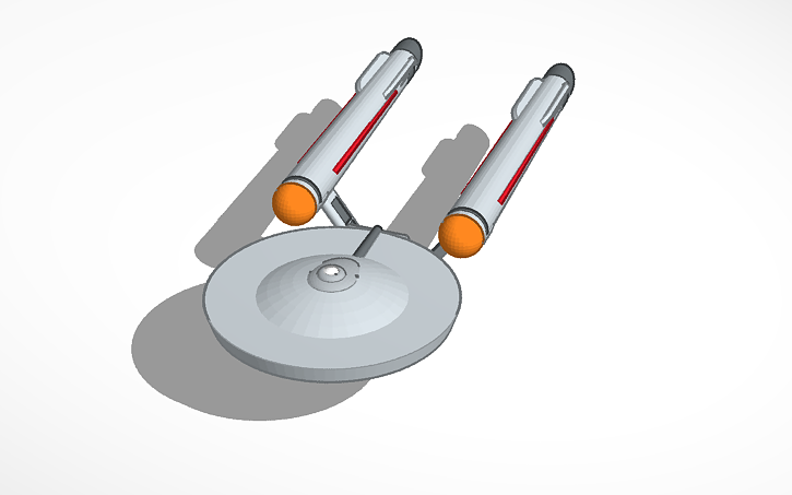 3D design Starship - Tinkercad
