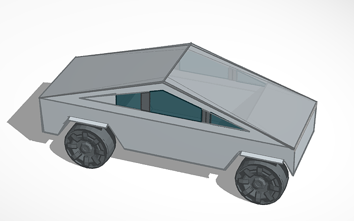 3D design Cybertruck - Tinkercad