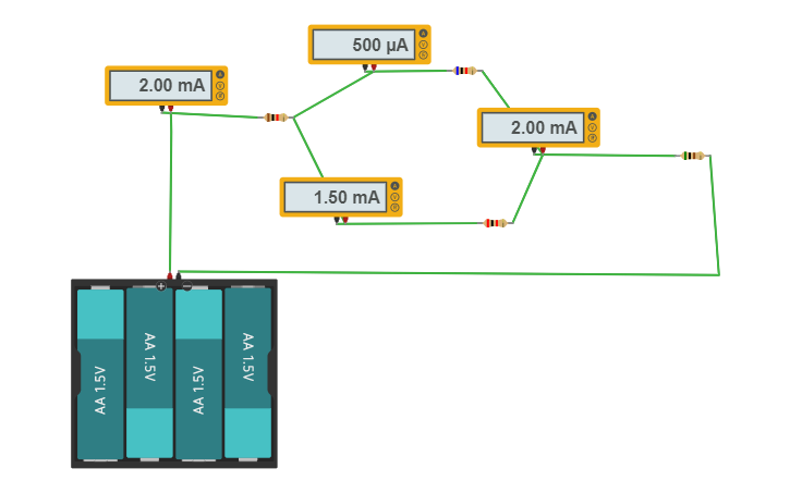 Circuit design Amperímetro - Tinkercad