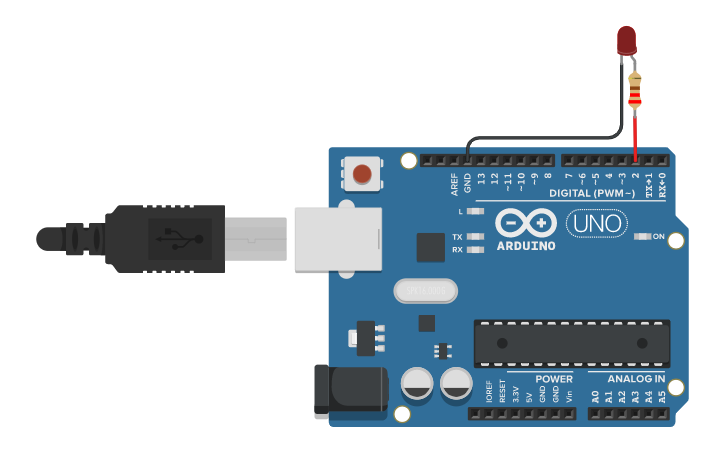 Circuit design TP_arduino_1-1-2 | Tinkercad