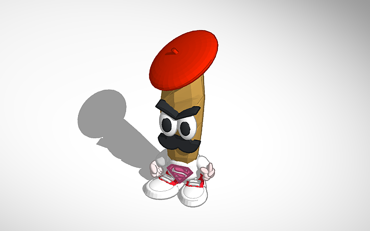 3D design French-Bread-Man | Tinkercad