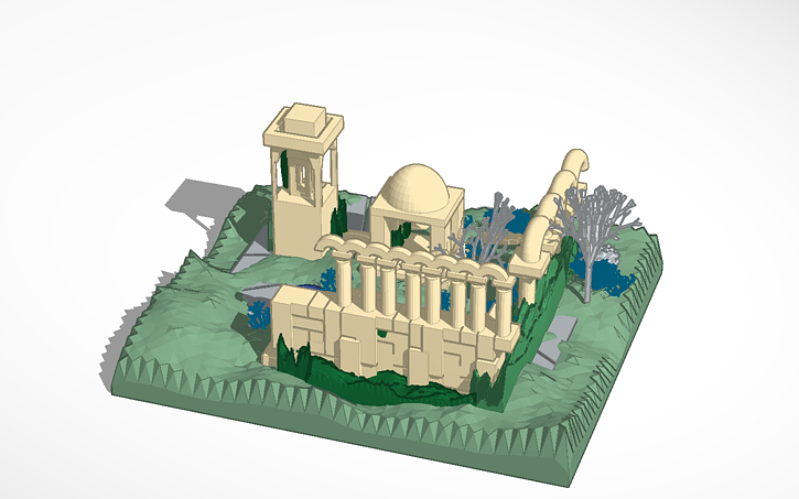 3D design ruin - Tinkercad