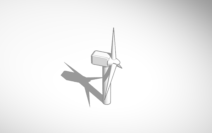 3D design wind mill - Tinkercad