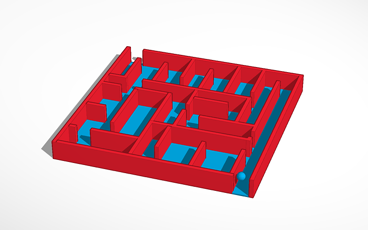 3D design MAZE.... - Tinkercad