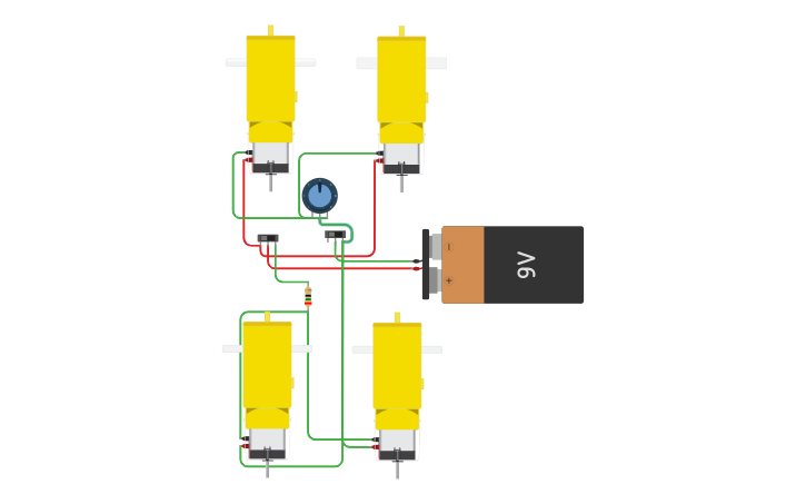 Circuit design RemoteCar | Tinkercad