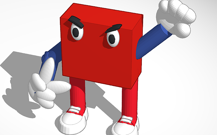 3D design Square dude | Tinkercad