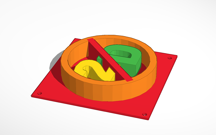 3D design No 2D - Tinkercad