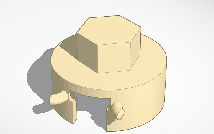 3D design Torrent TR9001 filler cap tool - Tinkercad